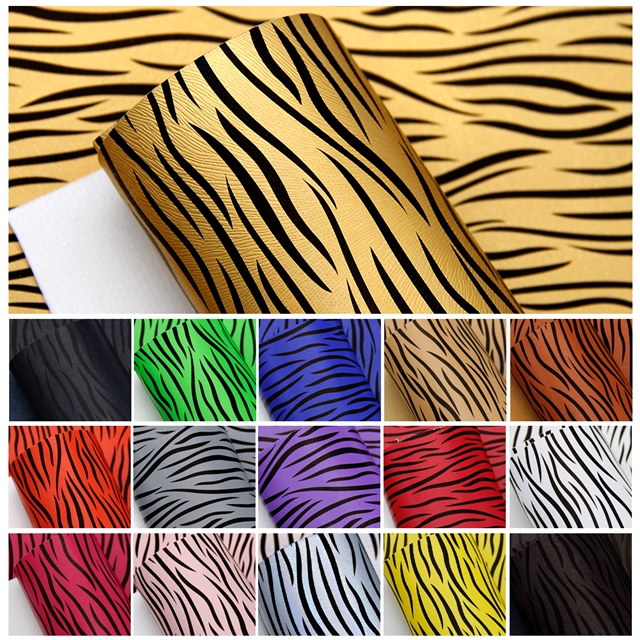 synthetic leather zebra pattern synthetic leather david accessories on ...