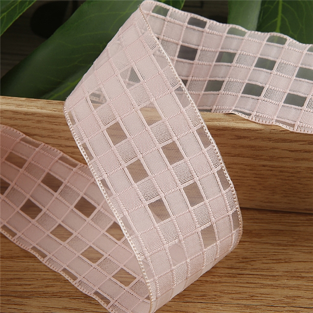 snow gauze lattice ribbon david accessories on diyribbon